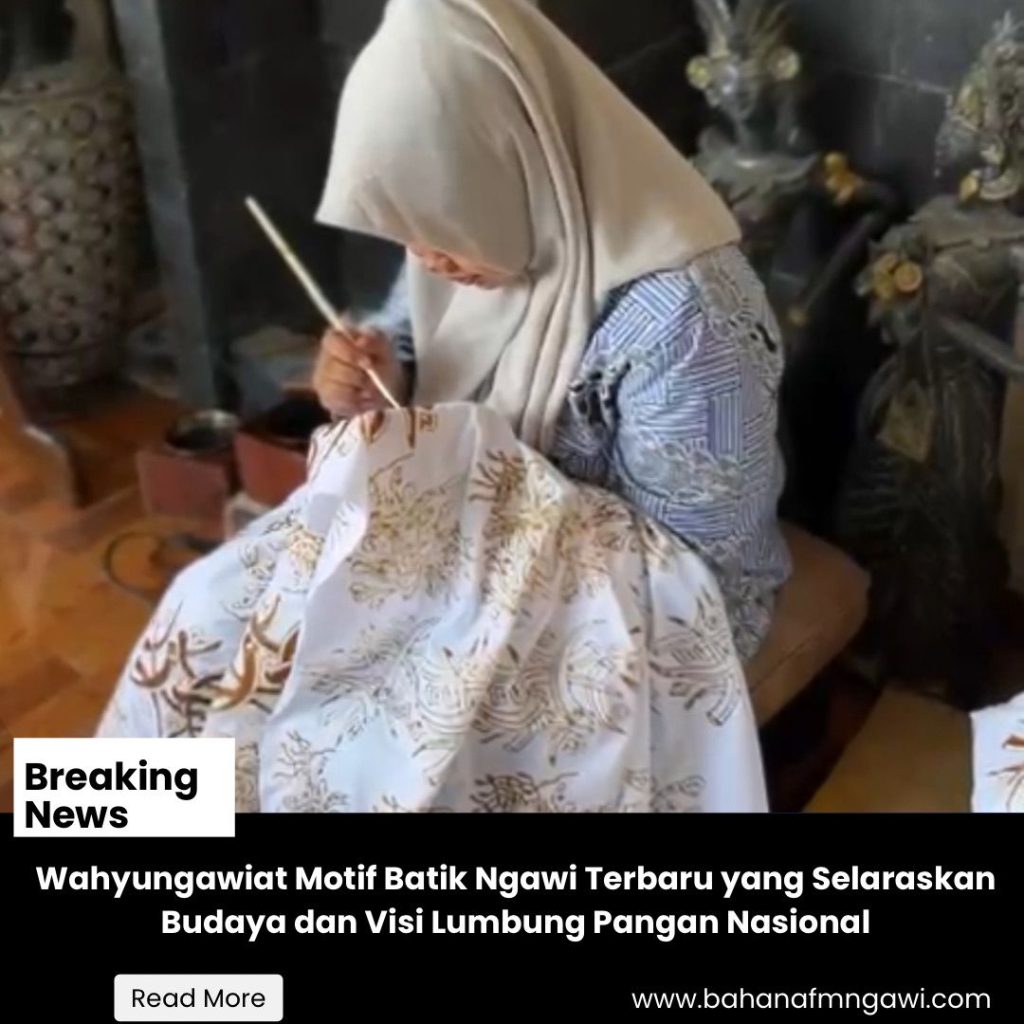 Wahyungawiat Motif Batik Ngawi Terbaru yang Selaraskan Budaya dan Visi ...